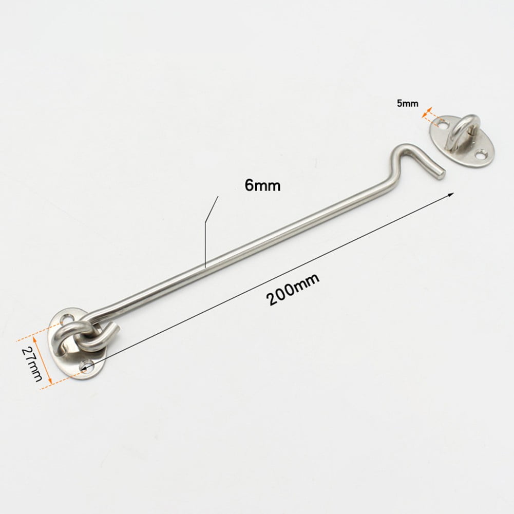 Heavy Duty Cabin Hook and Latch Lock Stainless Steel Construction Pack ...