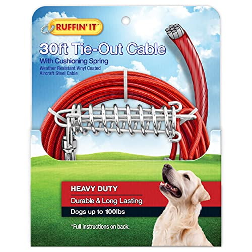Heavy Duty Cable Tie Out, 15' - Walmart.com