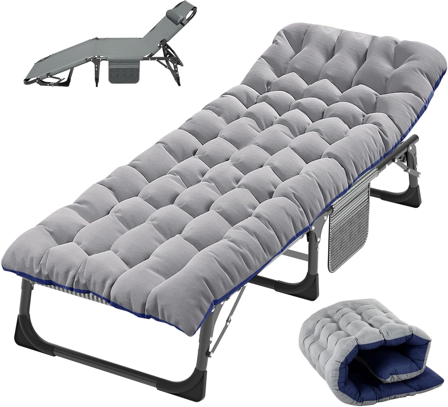 Heavy Duty Camping Cot for Adults - Portable Folding Outdoor Cot with ...