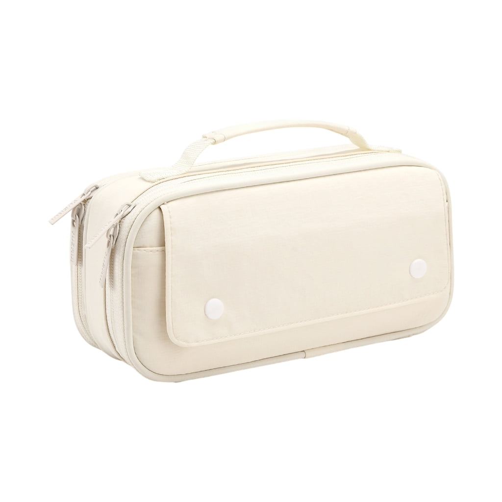 Heavy Duty Canvas Pen Case For Students Large Storage Supplies ...