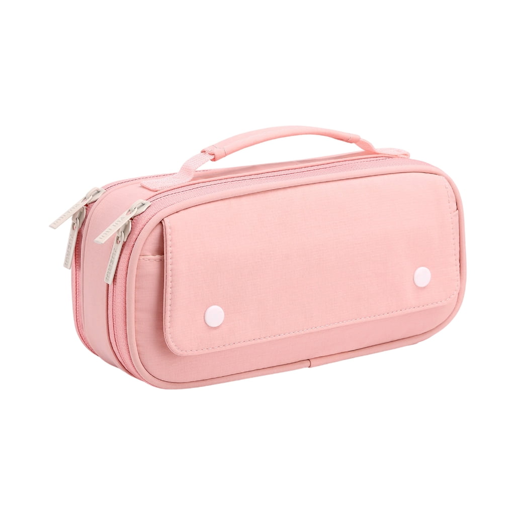 Heavy Duty Canvas Pen Case For Students Large Storage Supplies ...