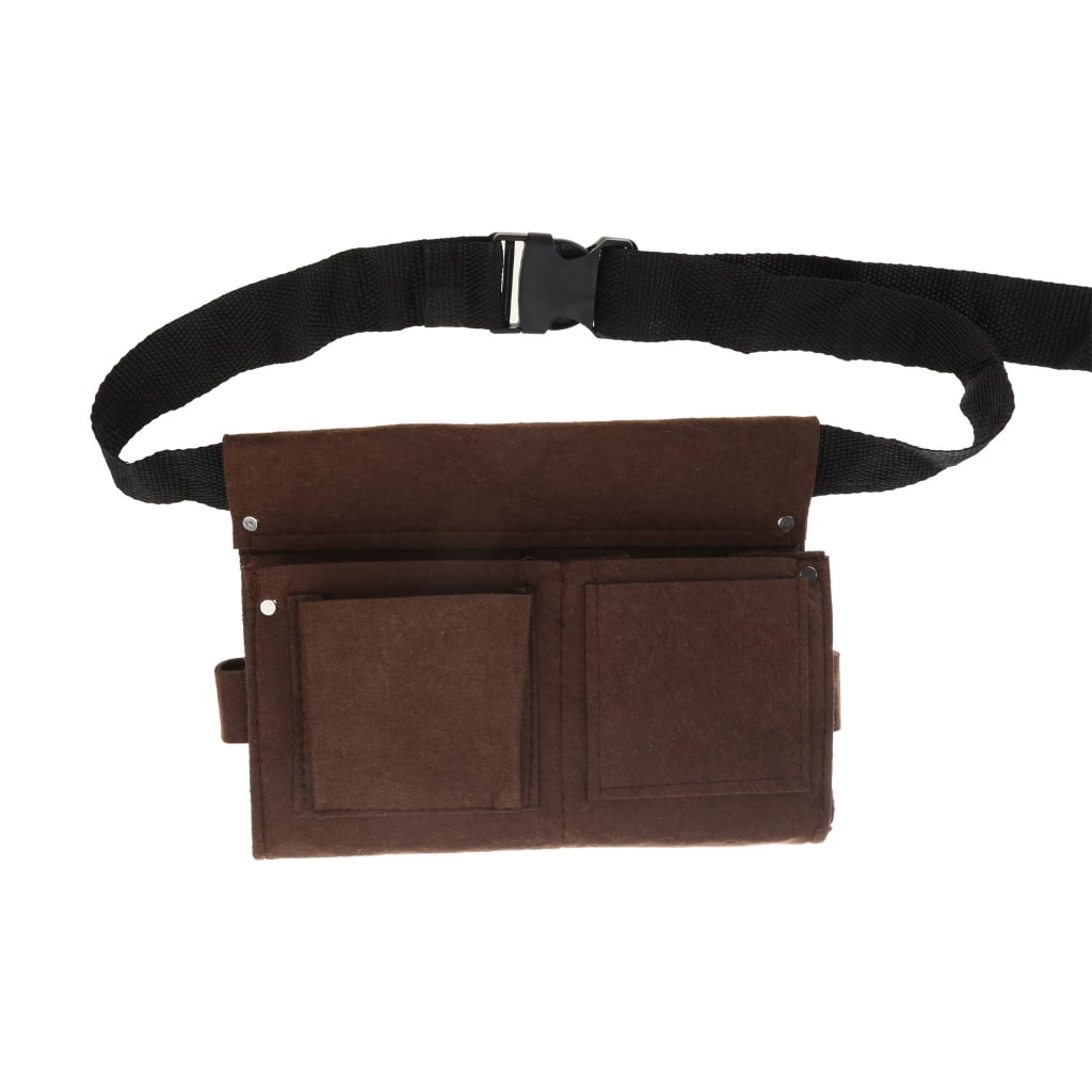 Heavy Duty Canvas Tool Bag with Multiple Nail Pouches with Adjustable ...