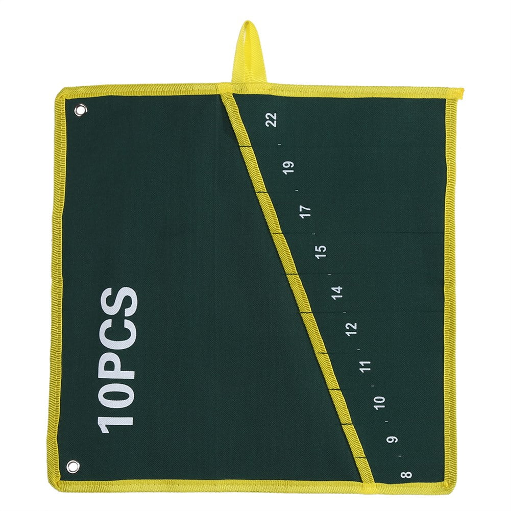 Heavy,Duty Canvas Tool Roll, Spanner Wrench Pouch For Easy Transport ...