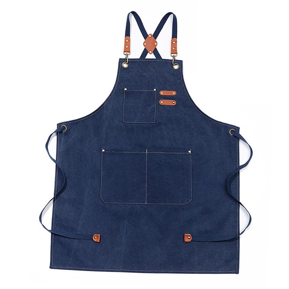 Heavy Duty Canvas Woodworking Shop Work Aprons Men with Women ...