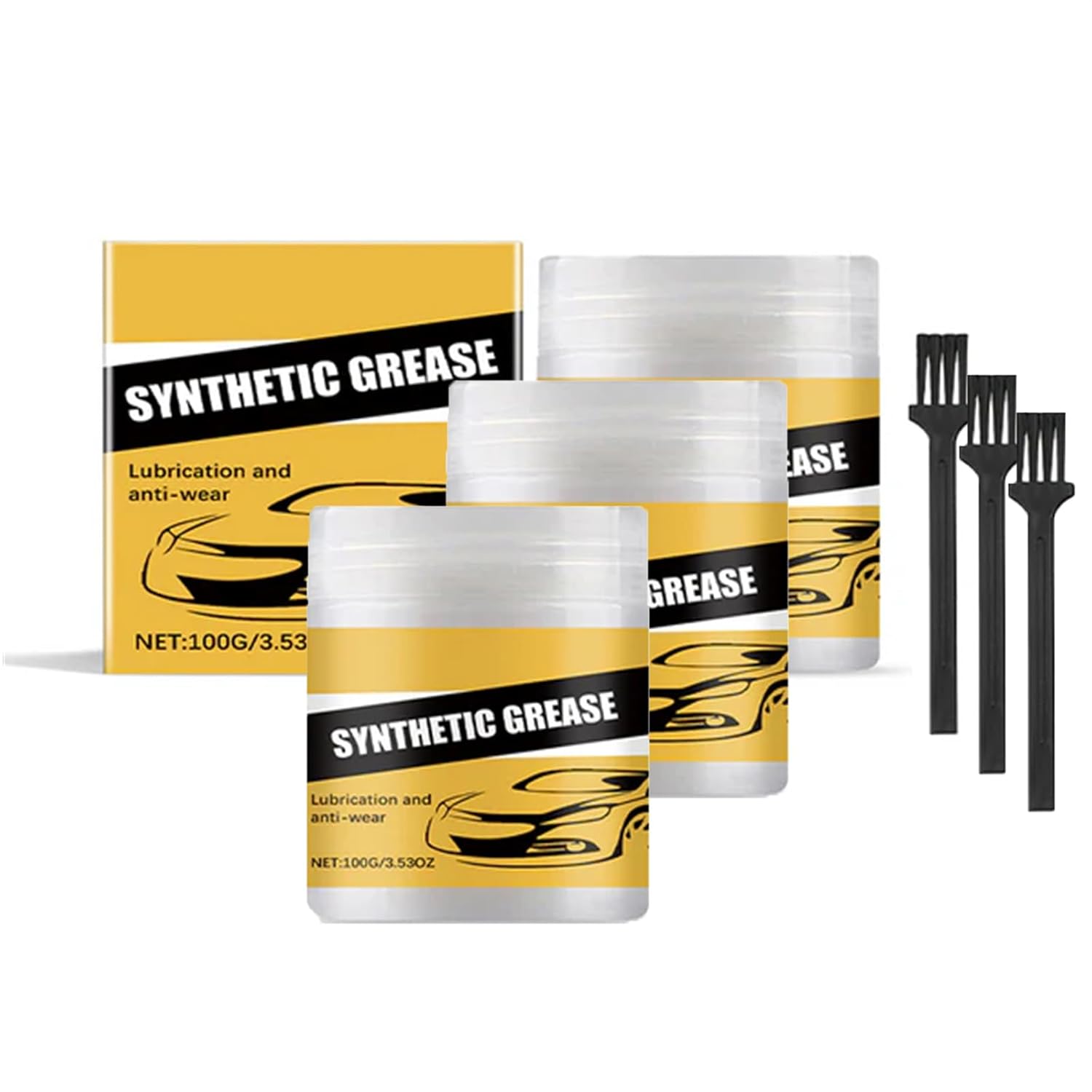Heavy-Duty Car Care Grease, Multi-Purpose Car Care Lubricating & Anti ...