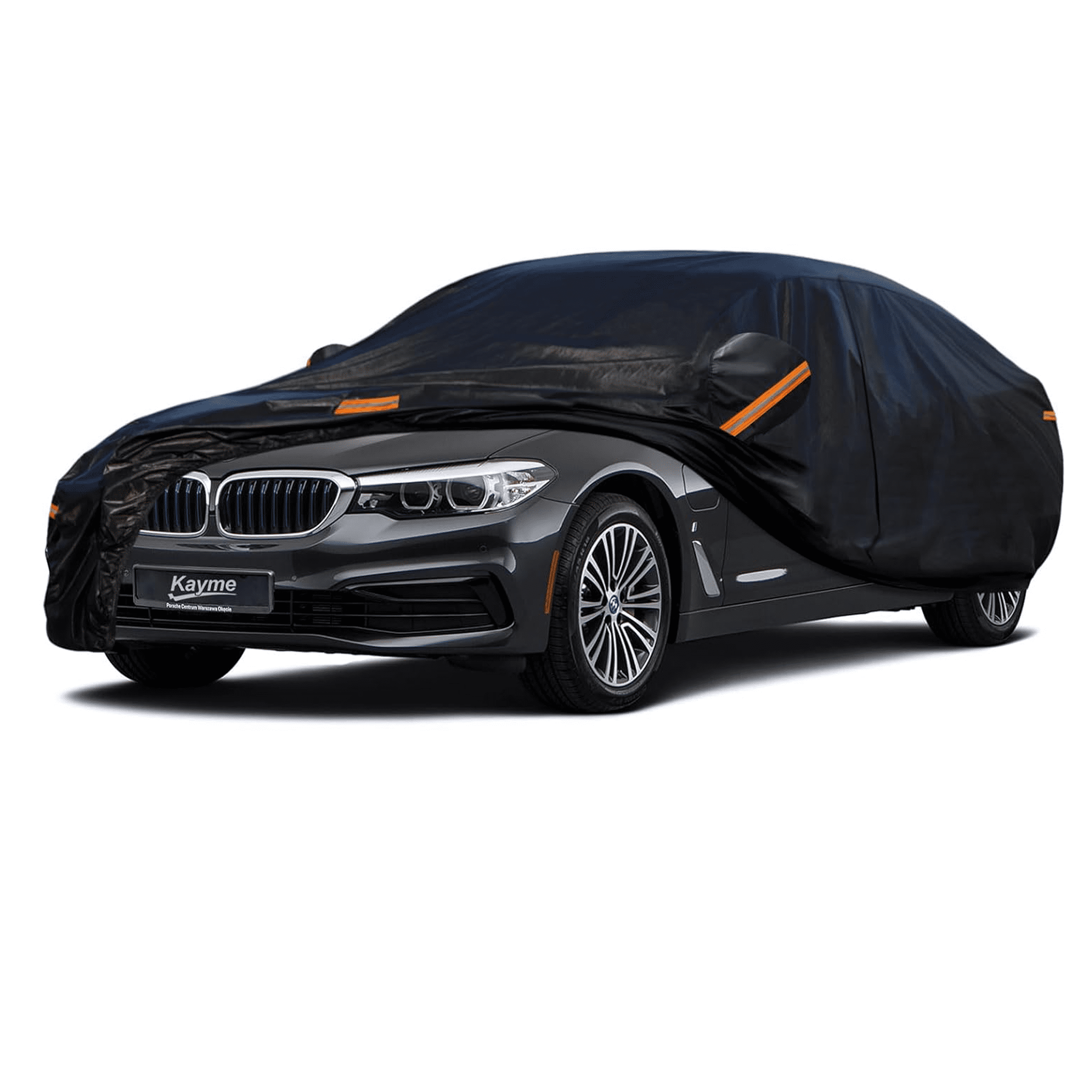 Kayme 6 Layers Waterproof PE Car Cover, Size A2 Fit for Sedan 186 to ...