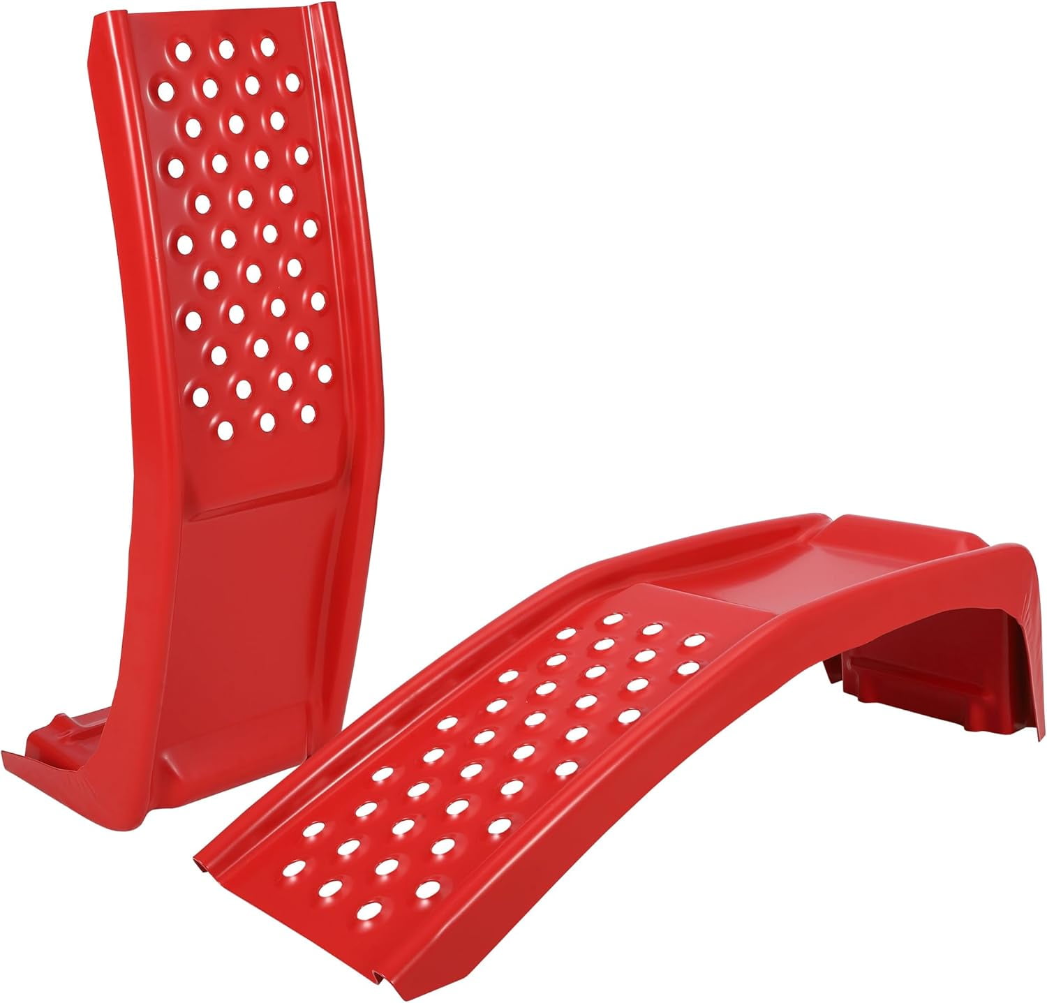 Heavy Duty Car Ramps Set 8000lbs Auto Ramp Solid Steel Ramps (Red, 36 ...