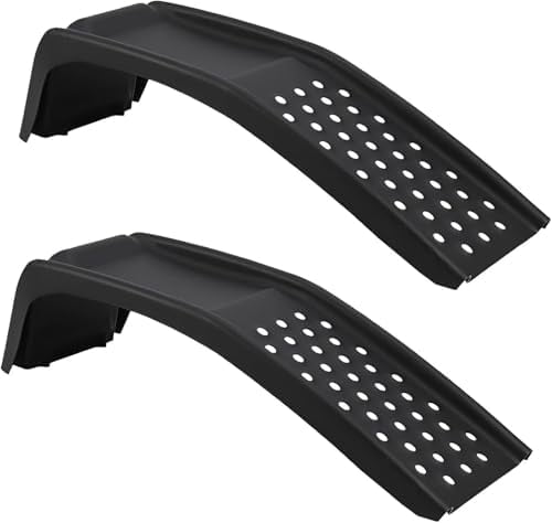 Heavy Duty Car Ramps Set Support 8000lbs Auto Ramp Solid Steel Ramps ...