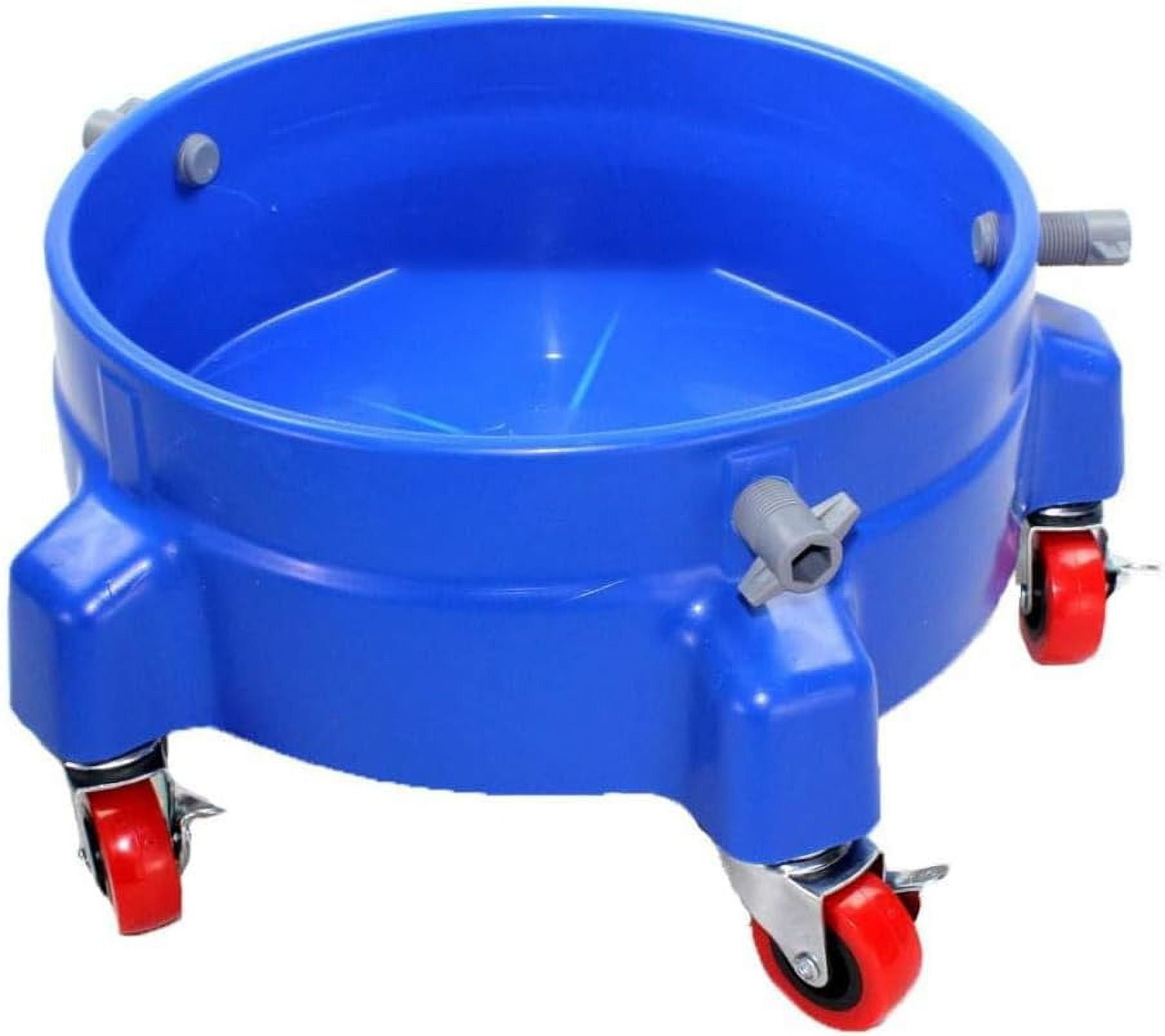 Heavy Duty Car Wash Bucket Dolly with Wheels | 360° Rolling Caddy for 3 ...