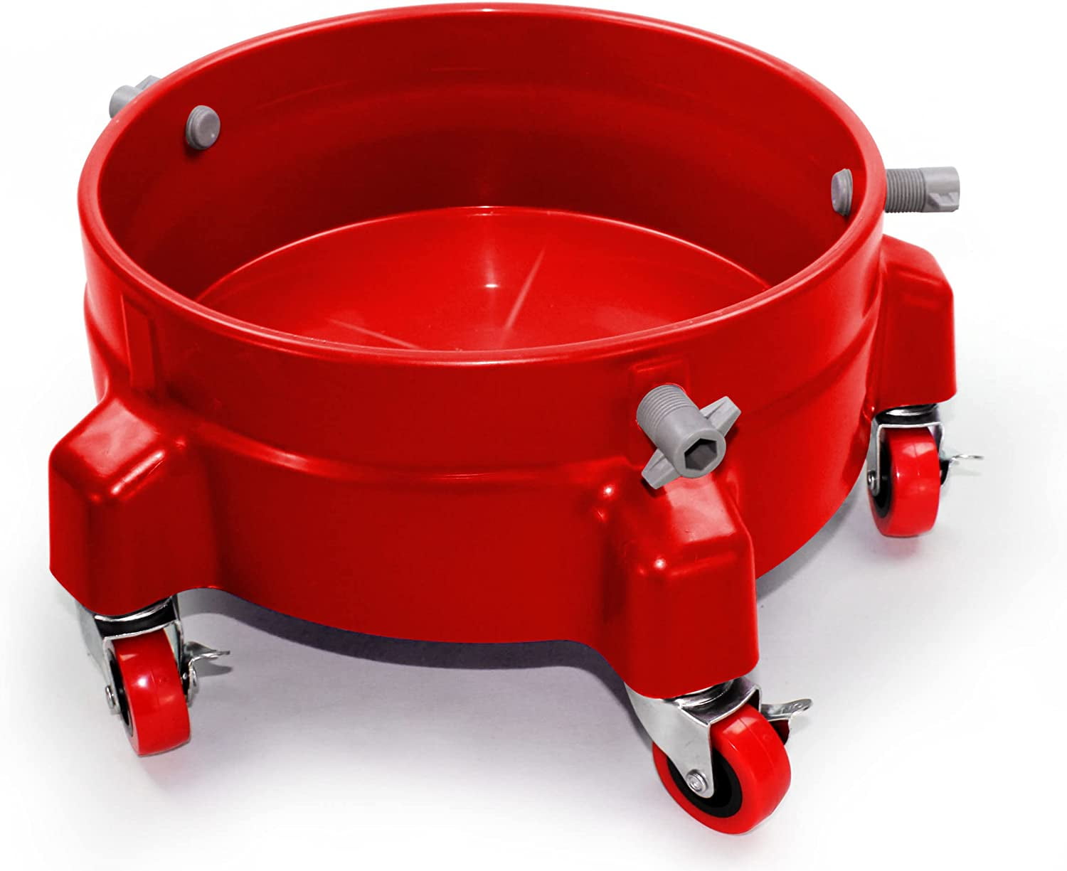 Heavy Duty Car Wash Bucket Dolly with Wheels | 360° Rolling Caddy for 3 ...