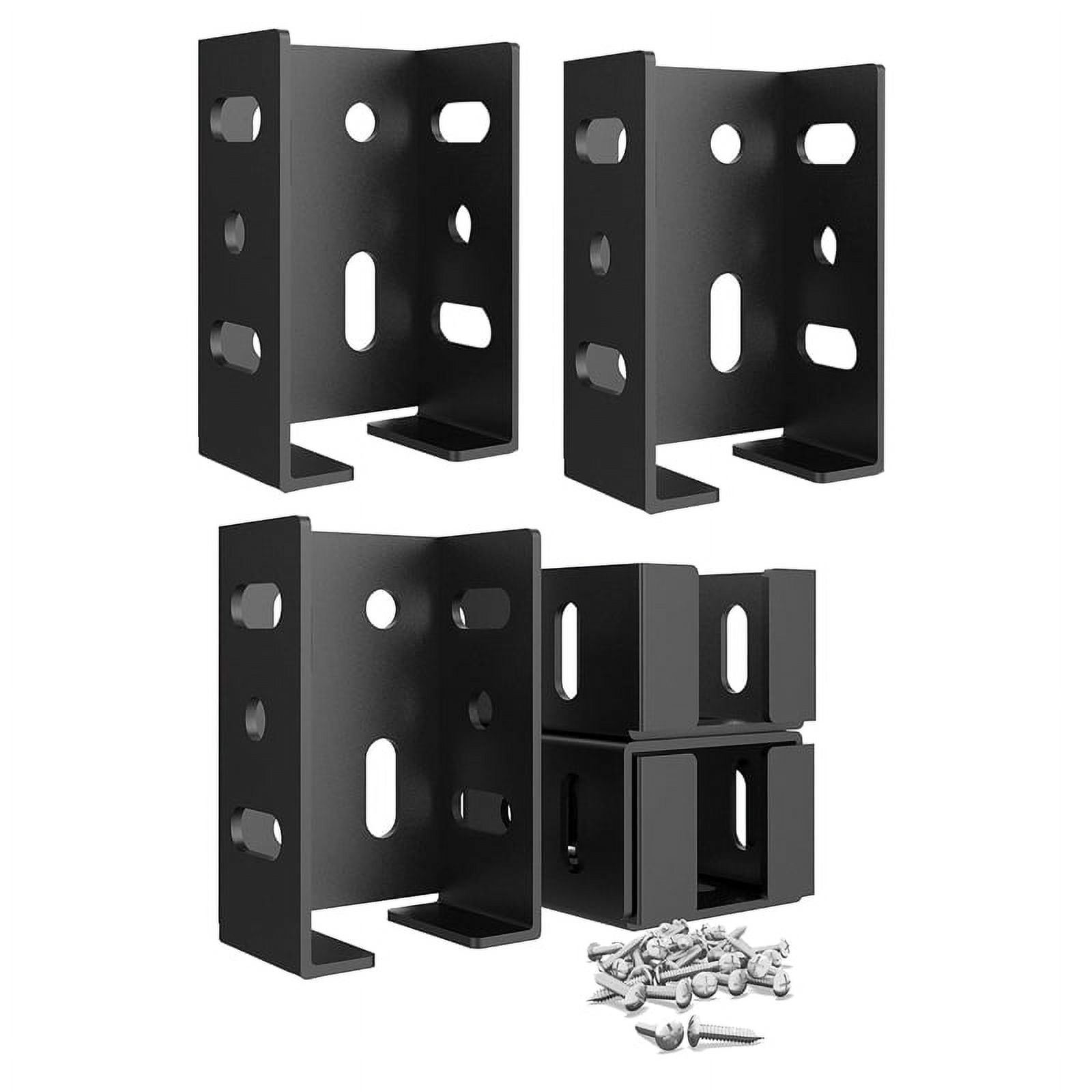 Heavy Duty Carbon Steel Fence Bracket with Screws for Vinyl Fencing ...