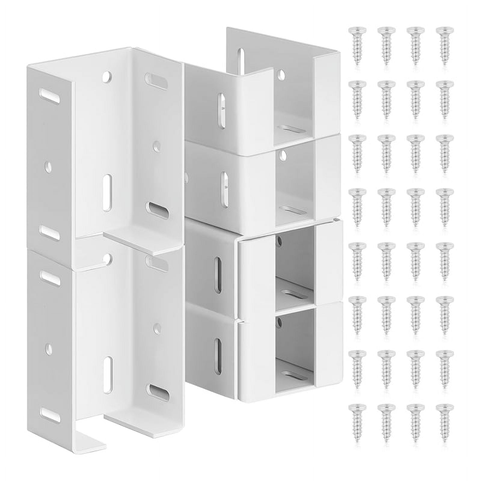 Heavy Duty Carbon Steel Fence Bracket with Screws for Vinyl Fencing ...