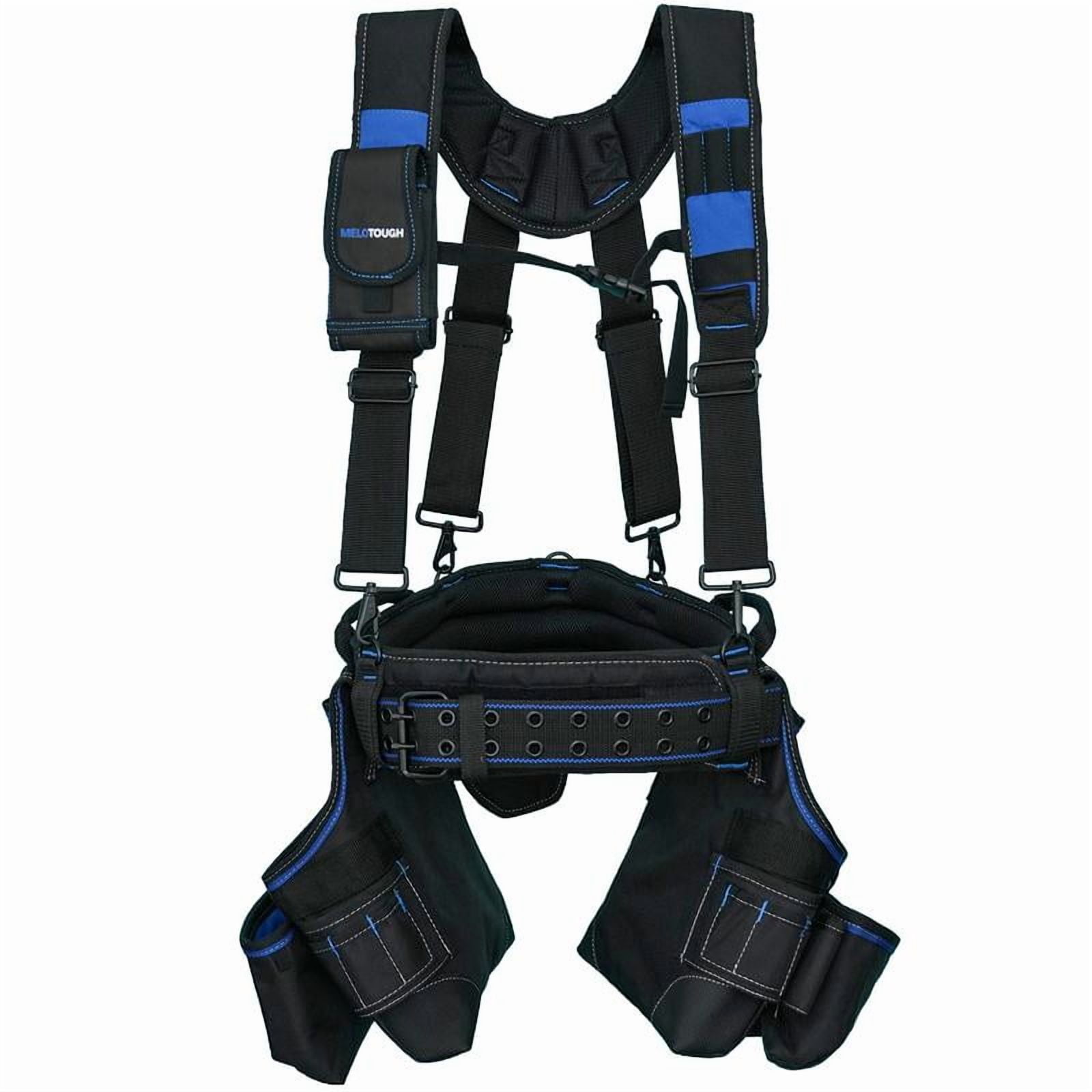 Heavy Duty Carpenter Tool Belt with Suspenders, Durable Nylon ...