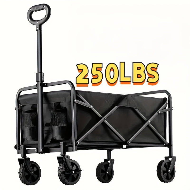 Heavy Duty Carriage Foldable Folding Car - Portable Utility Wagon With ...
