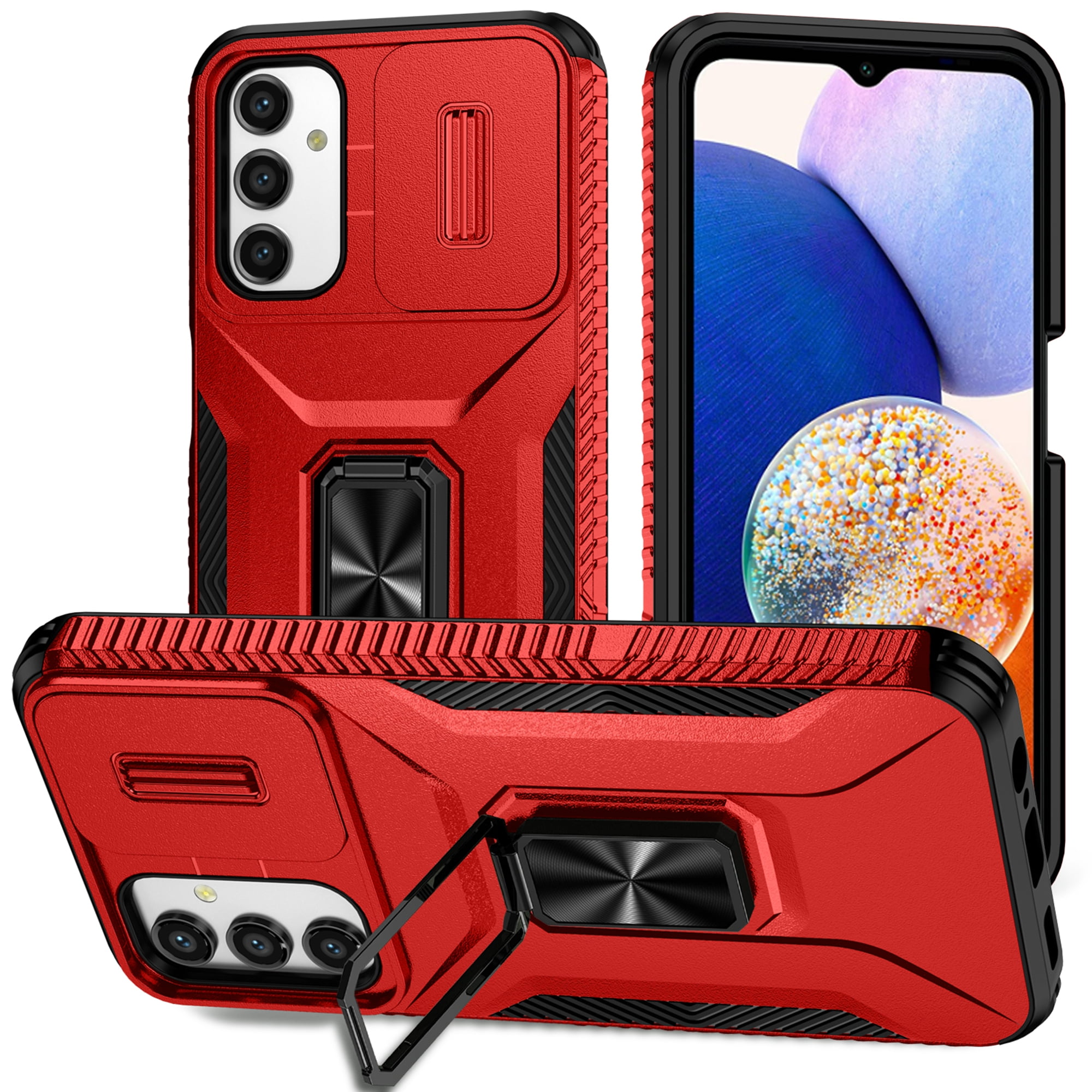 Heavy Duty Case for Samsung Galaxy A35, Military Grade Dual Layer ...