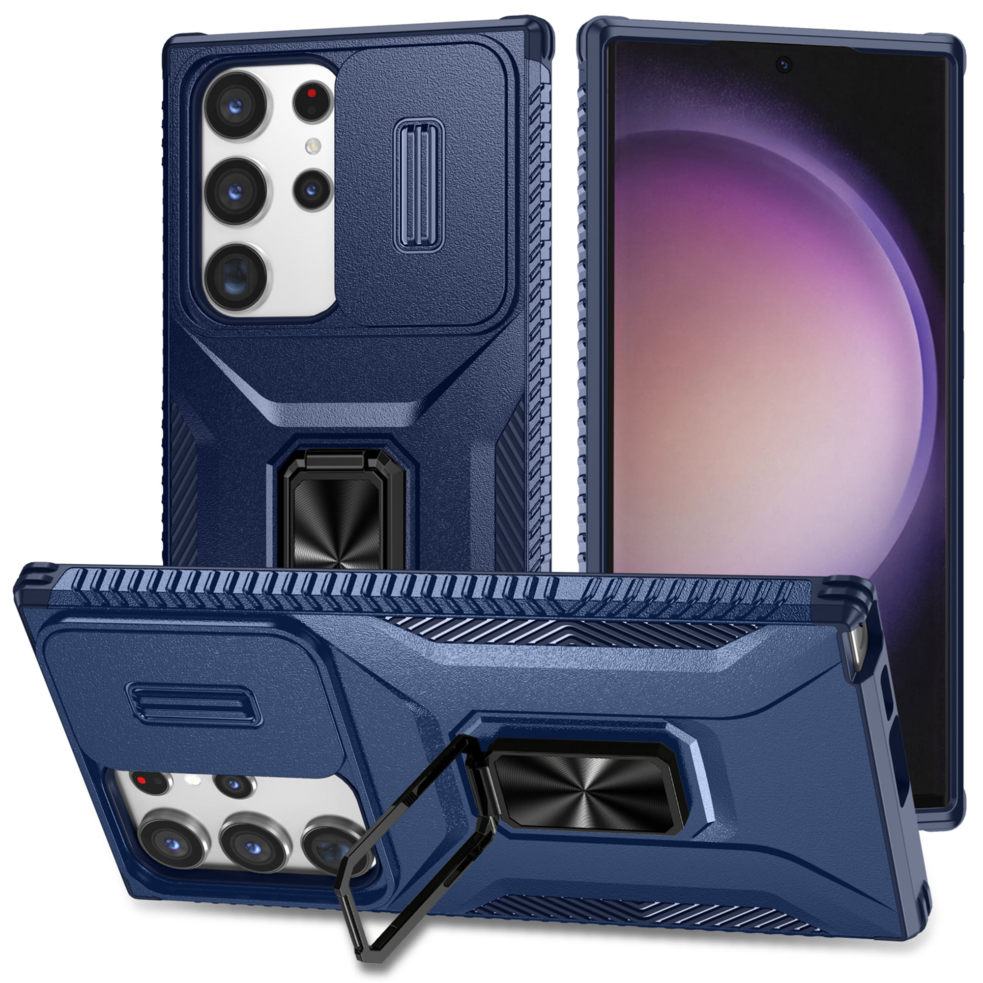 Heavy Duty Case for Samsung Galaxy S24 Ultra, Military Grade Dual Layer ...
