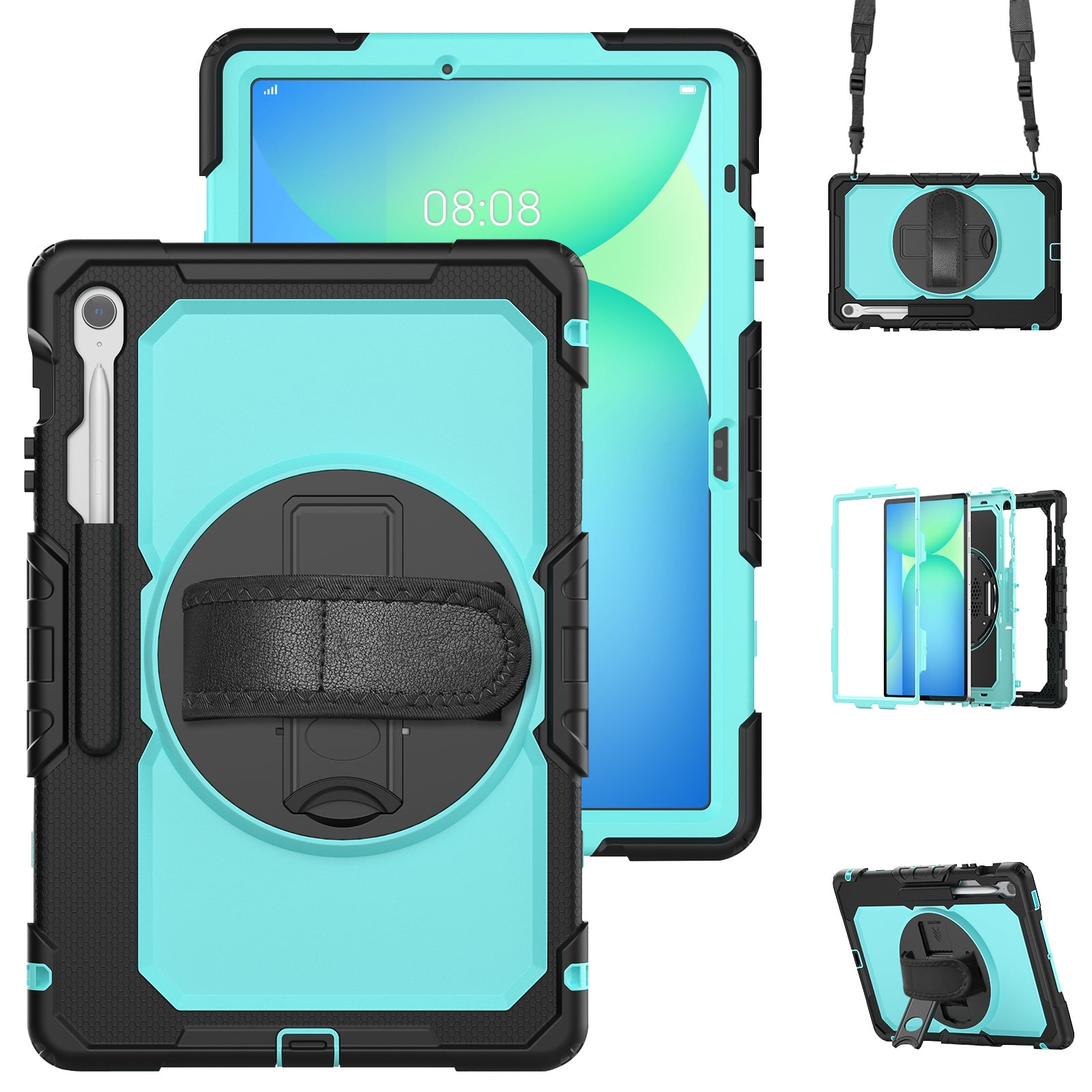 Heavy Duty Case for Samsung Galaxy Tab S10 FE+ 13.1 Inch 2025 (SM-X620 ...