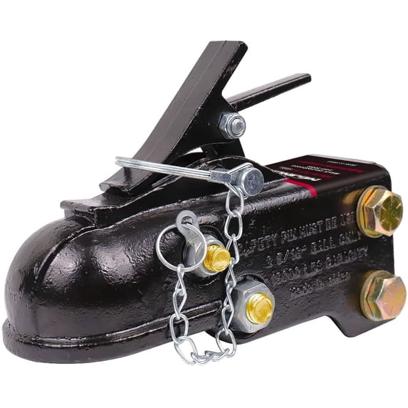 Heavy Duty Cast Adjustable Trailer Coupler 2-5/16 in,15000LBS Capacity ...