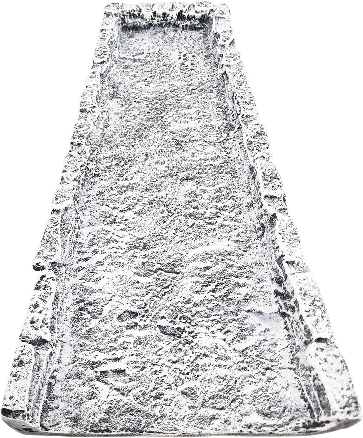 Heavy Duty Cast Aluminum Metal Splash Block for Downspout Gutter, White ...