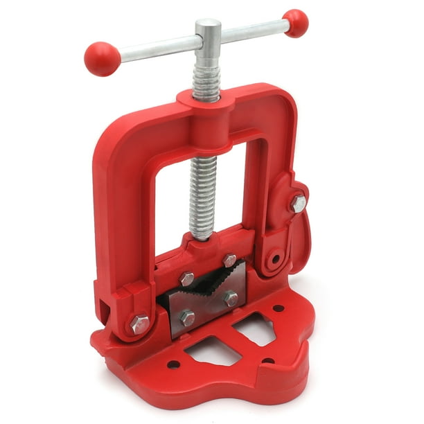 Heavy Duty Cast Iron Forged Hinged Pipe Vice Vise Bench Tube Clamp For ...