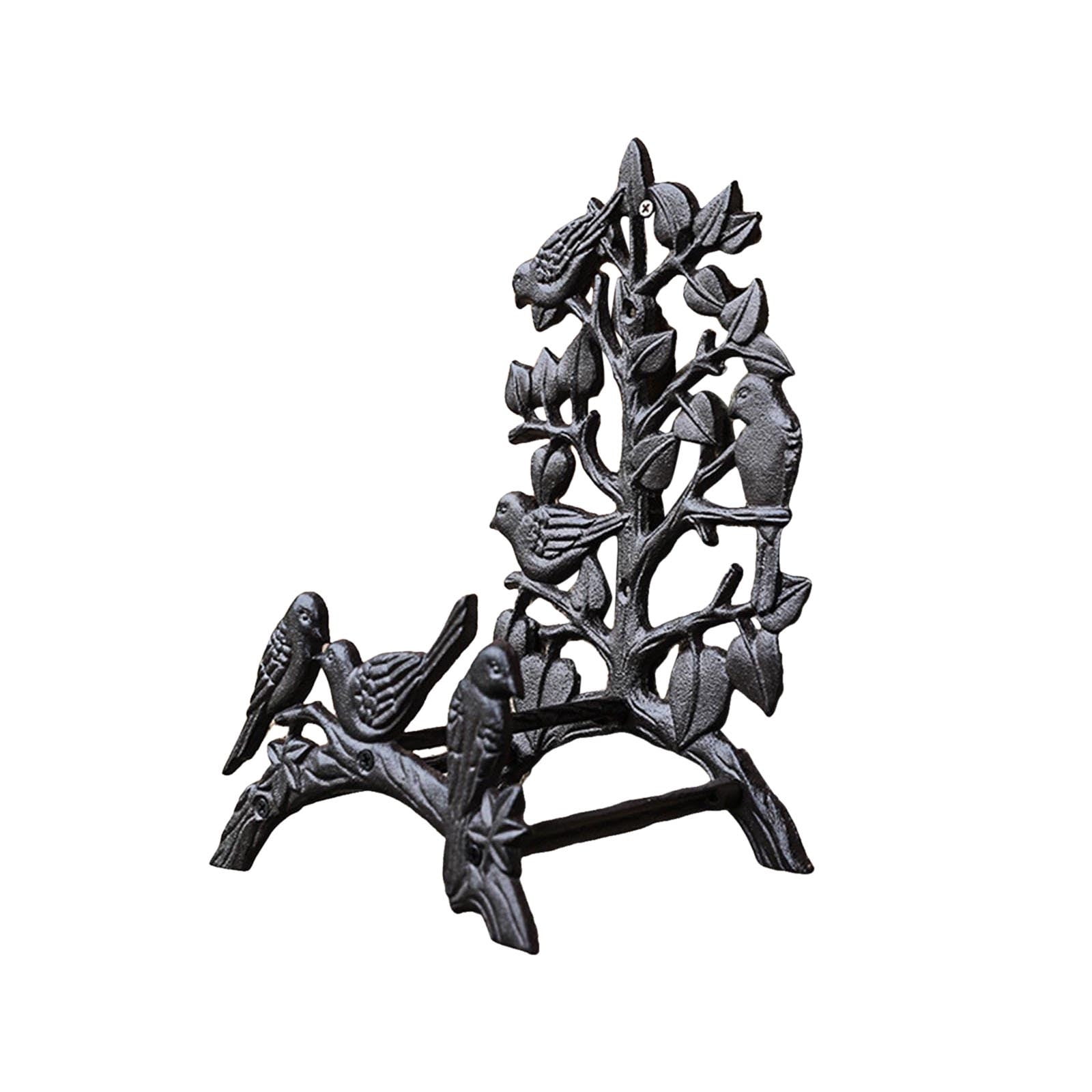 Heavy Duty Cast Iron Garden Hose Holder - Wall Mounted Outdoor Water ...