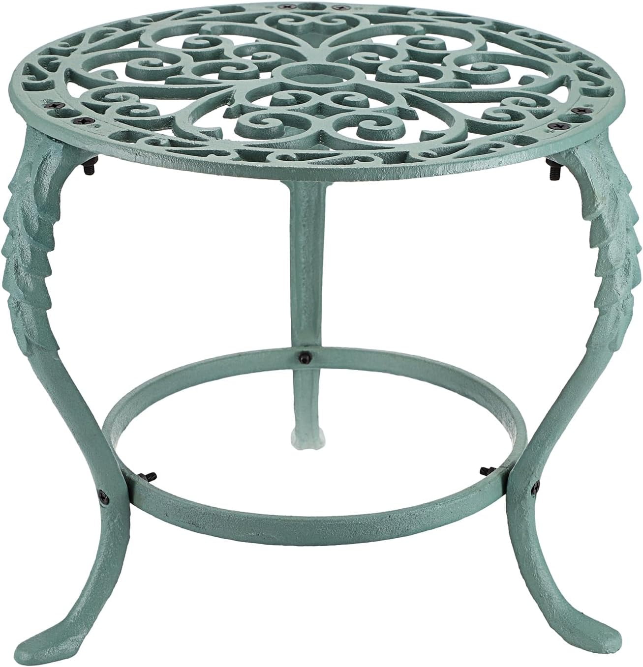 Heavy Duty Cast Iron Plant Stand Vintage Wrought Iron Flower Pot Holder ...
