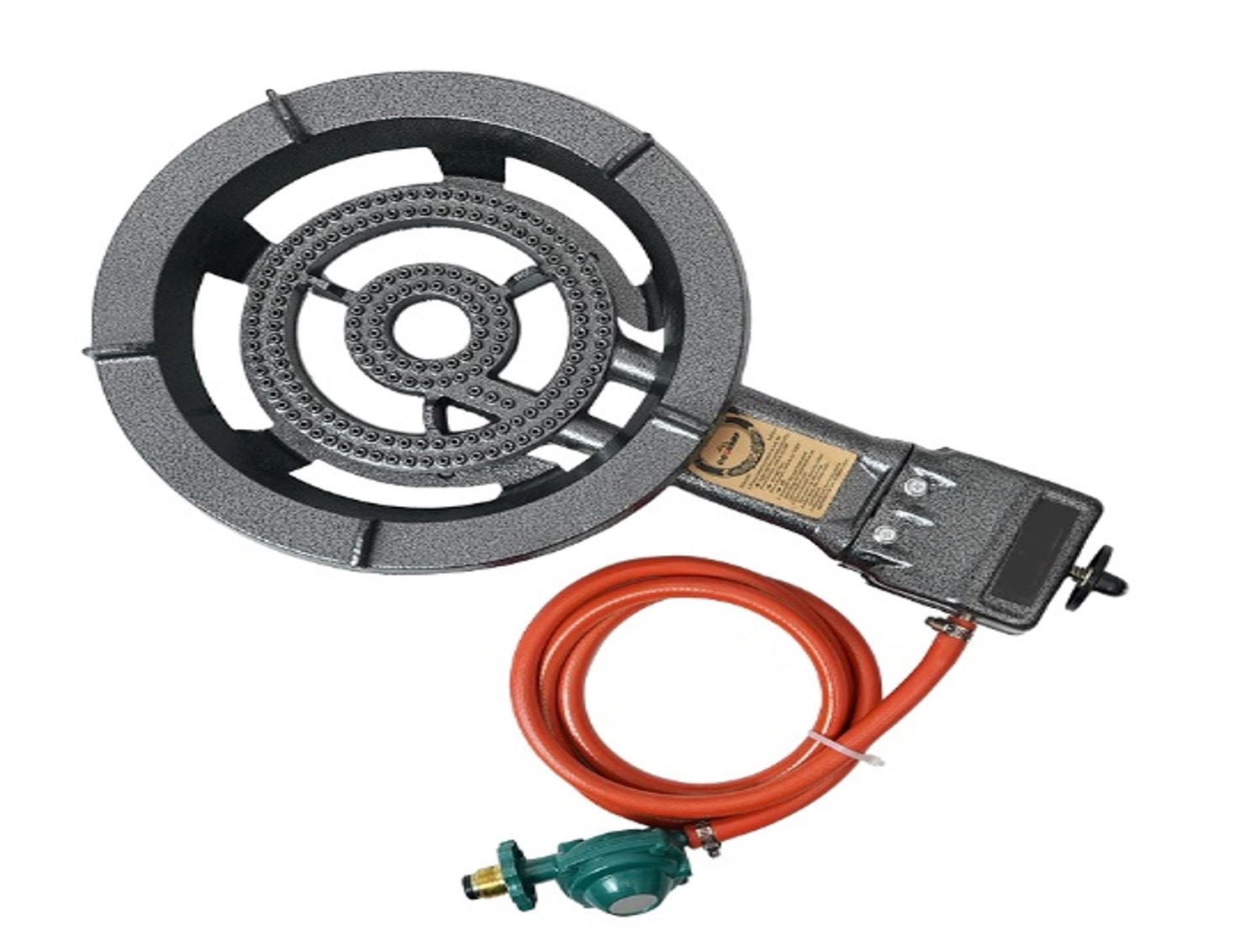 Heavy Duty Cast Iron Propane Single Burner, 28,000 BTU, Auto Ignition ...