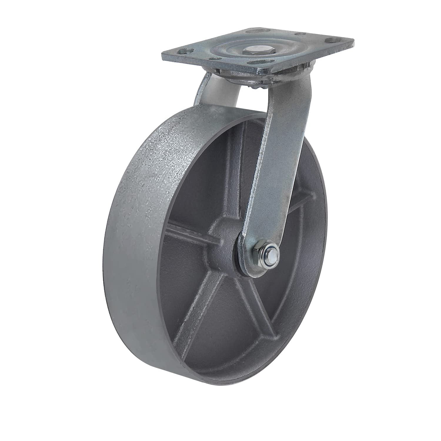 Heavy Duty Caster Steel Cast Iron wheel, Tool box and Workbench Swivel ...