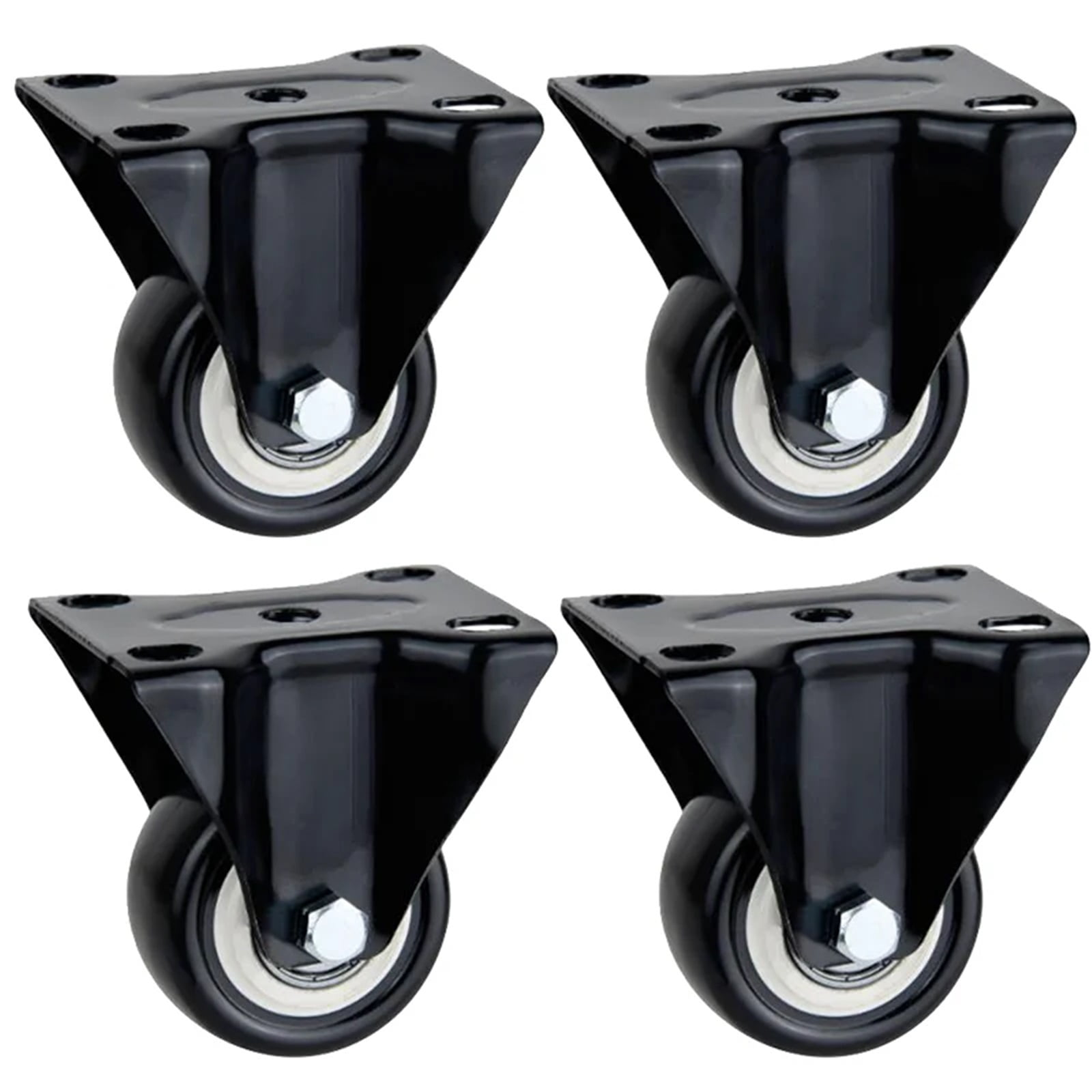 Heavy Duty Casters Rubber Wheels Rollers For Furniture Wheel Caster ...