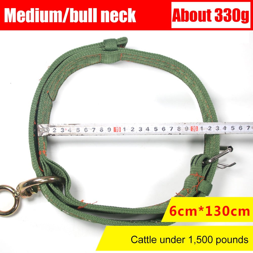 Heavy Duty Cattle Collar with Metal Buckle - Four Layer Soft Canvas ...