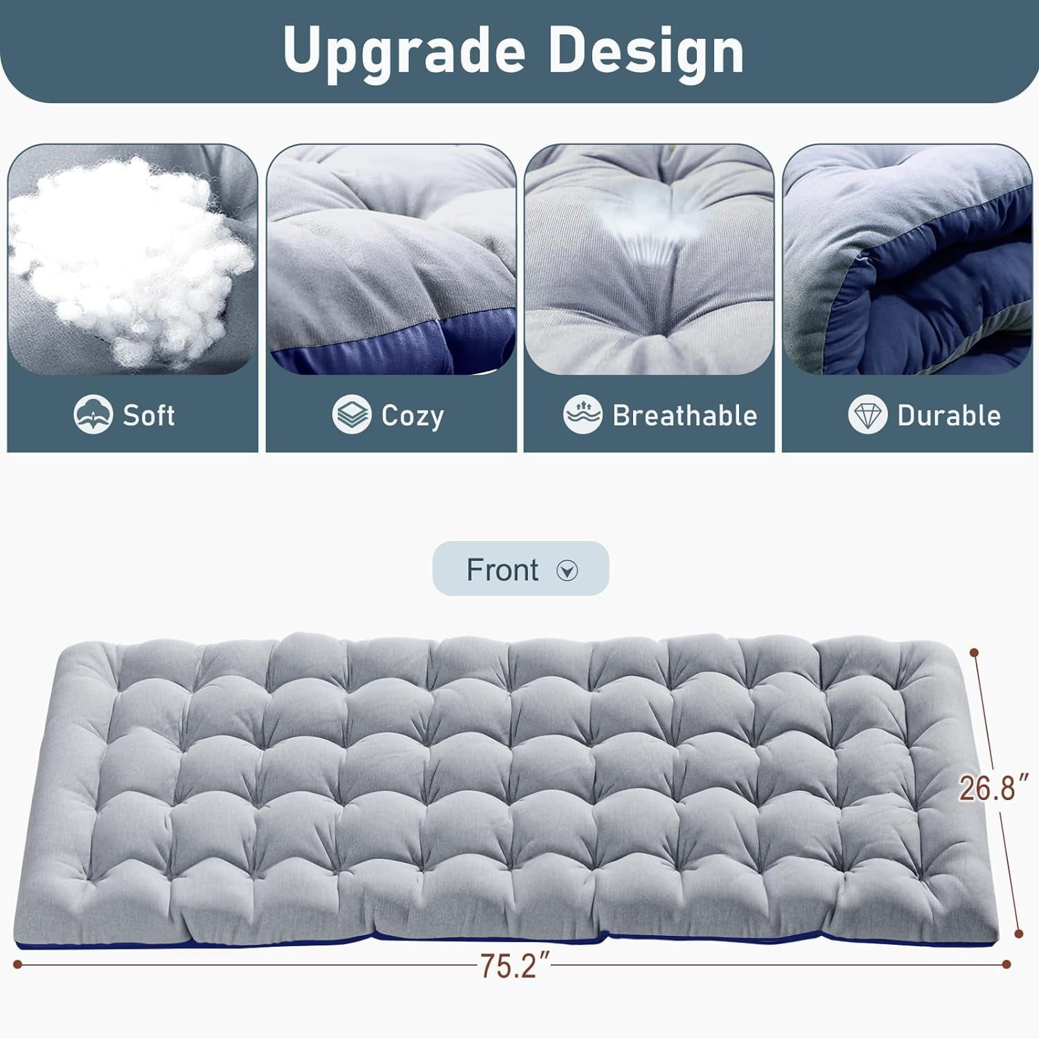 Heavy Duty Chaise Lounge Chair, Adjustable 5-Position S Chaise Lounge ...