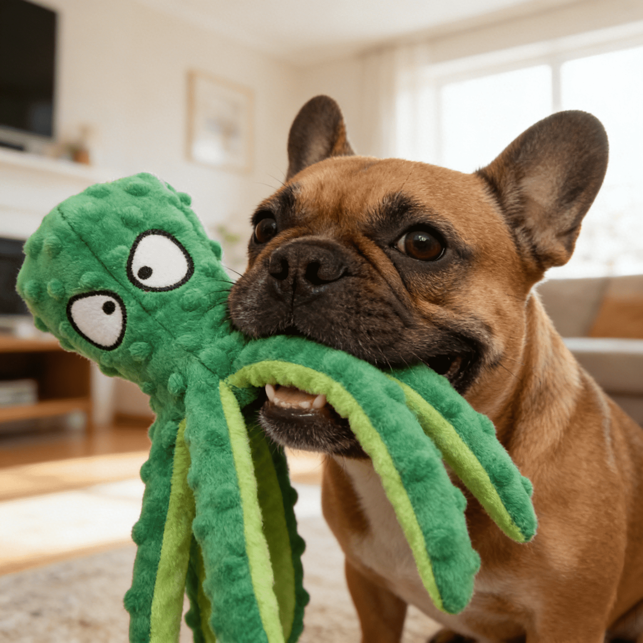 IGEED Squeaky Dog Toys for Aggressive Chewers 12.6 Inch Durable ...