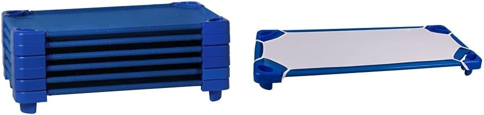 Heavy Duty Childrens Standard 52" L Stackable Daycare Cots, SPG-021-5 ...