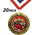 Heavy Duty Chili Cook Off Medal with 32" Red White & Blue Ribbon ...