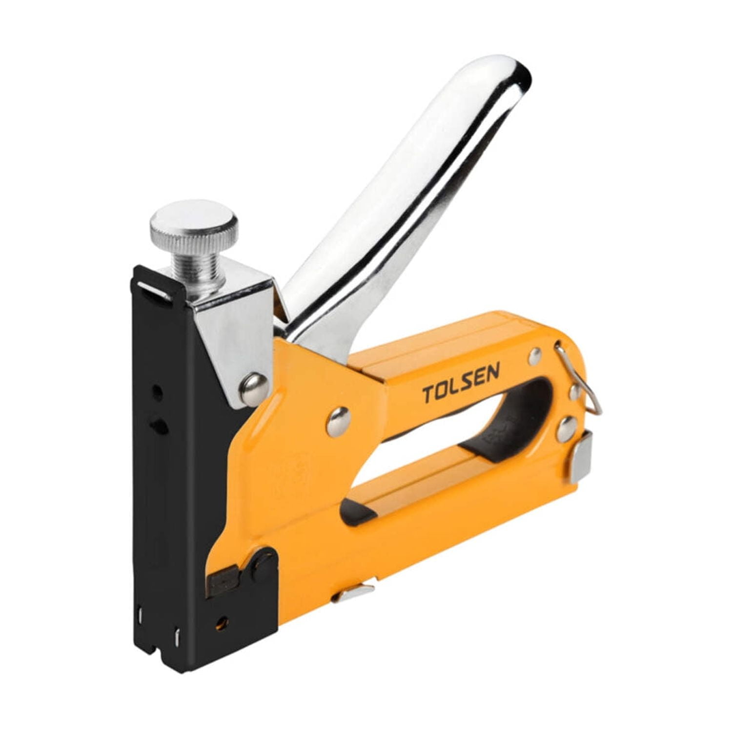 Heavy Duty Chrome 3 Way Stapler Staple Gun Nailer Crown U-Shape Nails ...