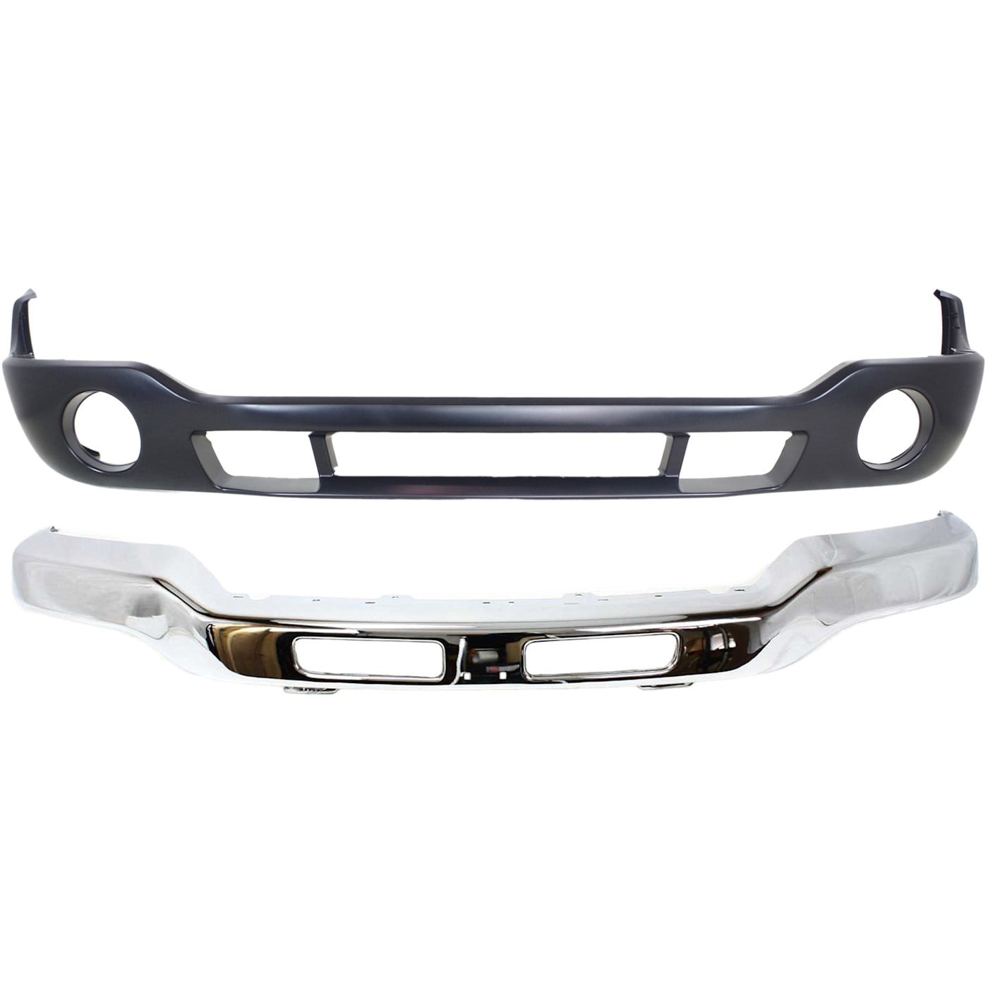 Heavy Duty Chrome Bumper Bars Front for GMC for Sierra 3500, 2500HD ...