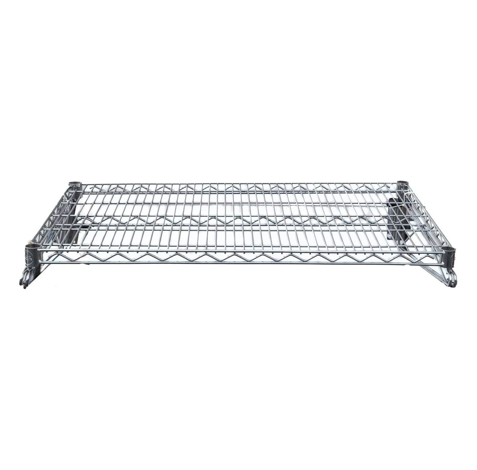 Heavy Duty Chrome Wire Storage Wall Shelf (14" x 54") - Walmart.com