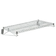 Muscle Rack 4 Shelf Heavy Duty Wire Shelving Unit, Chrome - Walmart.com
