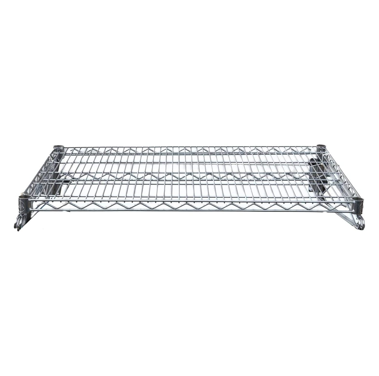 Heavy Duty Chrome Wire Storage Wall Shelf (24" x ") - Walmart.com