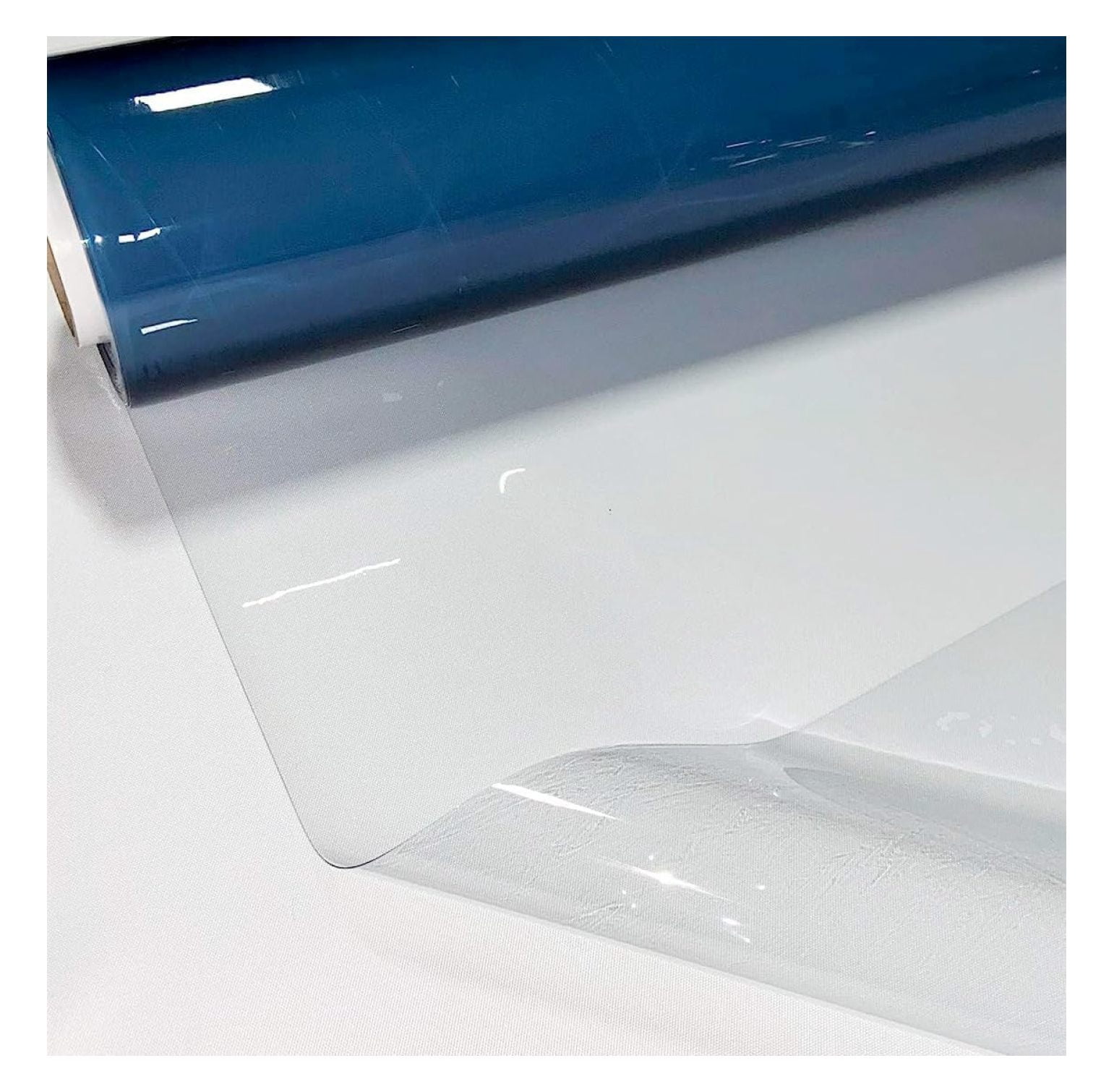 Heavy Duty Clear Plastic- 20 Ft. of Glass Clear Plastic Vinyl ...