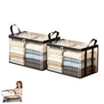 Heavy Duty Clear Storage Bag for Clothes, Large Foldable Storage Tote ...