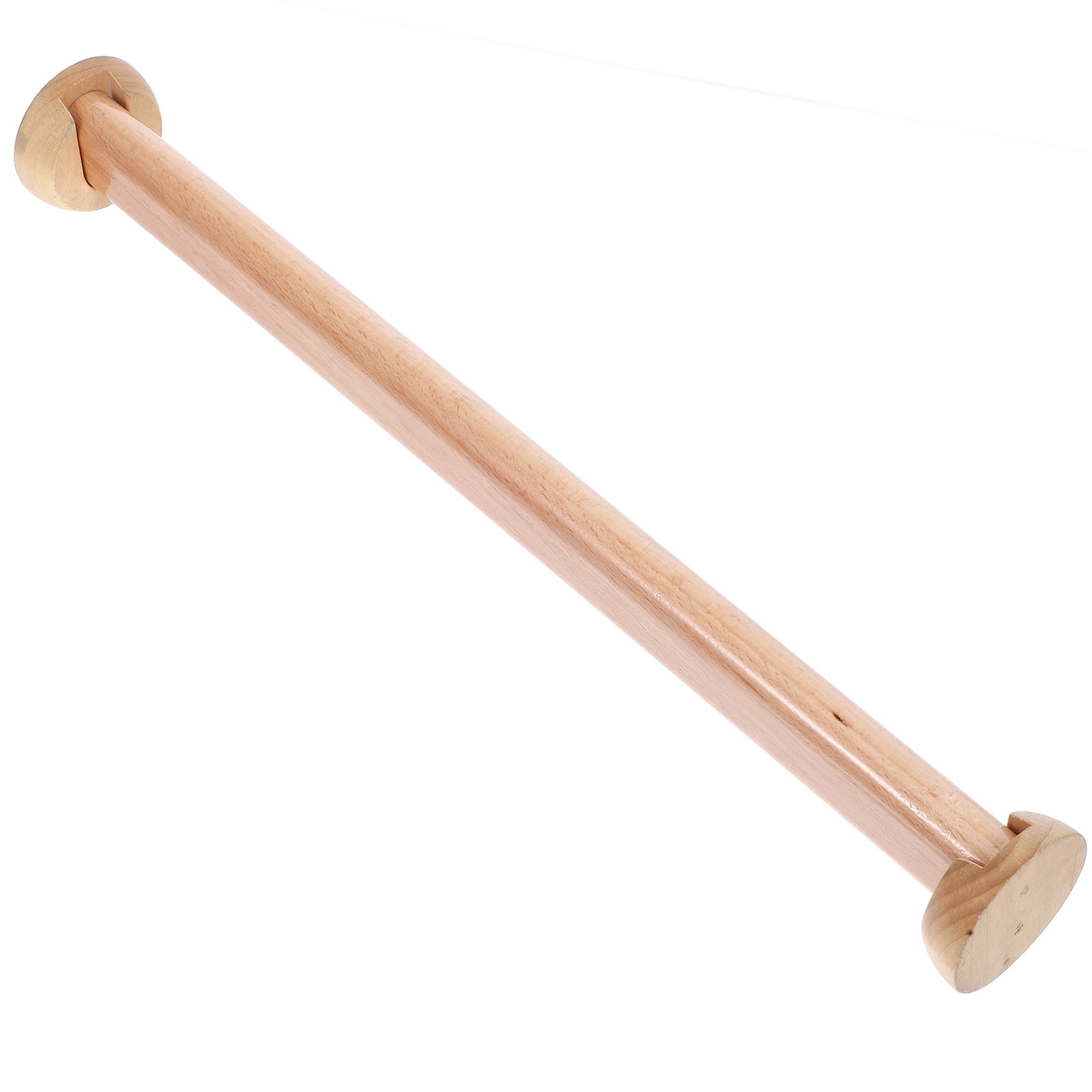 Heavy Duty Closet Rod Wooden Dowel Strainer Collar Tie Clip Whistle ...