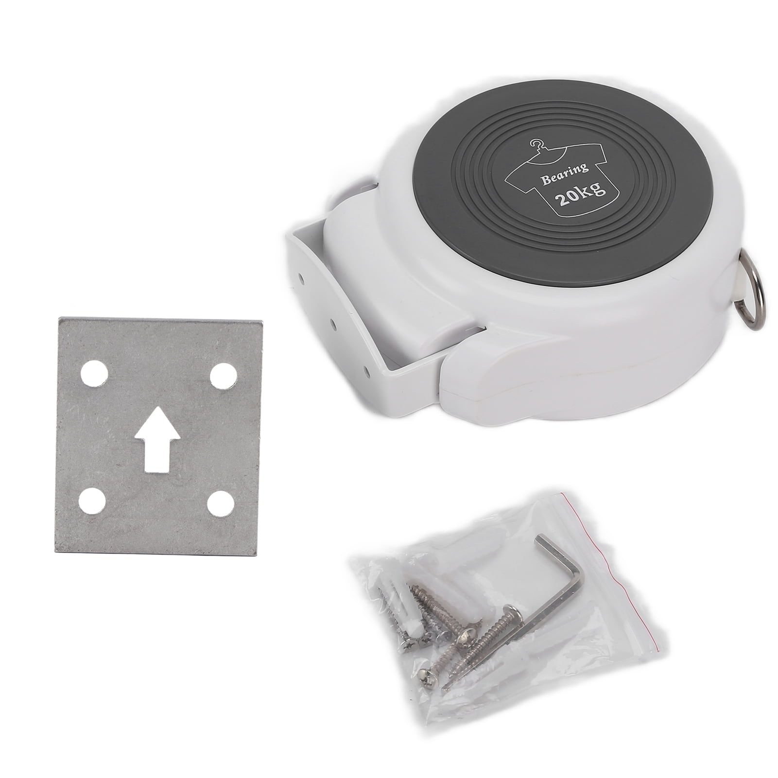 Heavy Duty Clothesline With Flexible Line Length, Space-Saving Design ...