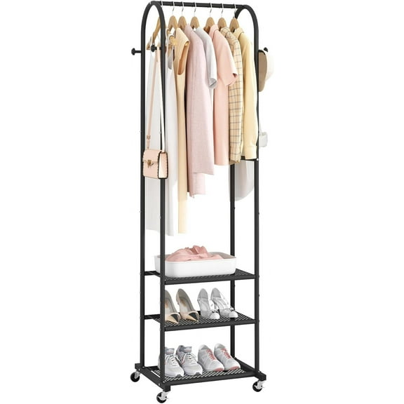 Kings Brand Furniture Modern Curved Suit Rack Valet Stand, Chrome ...