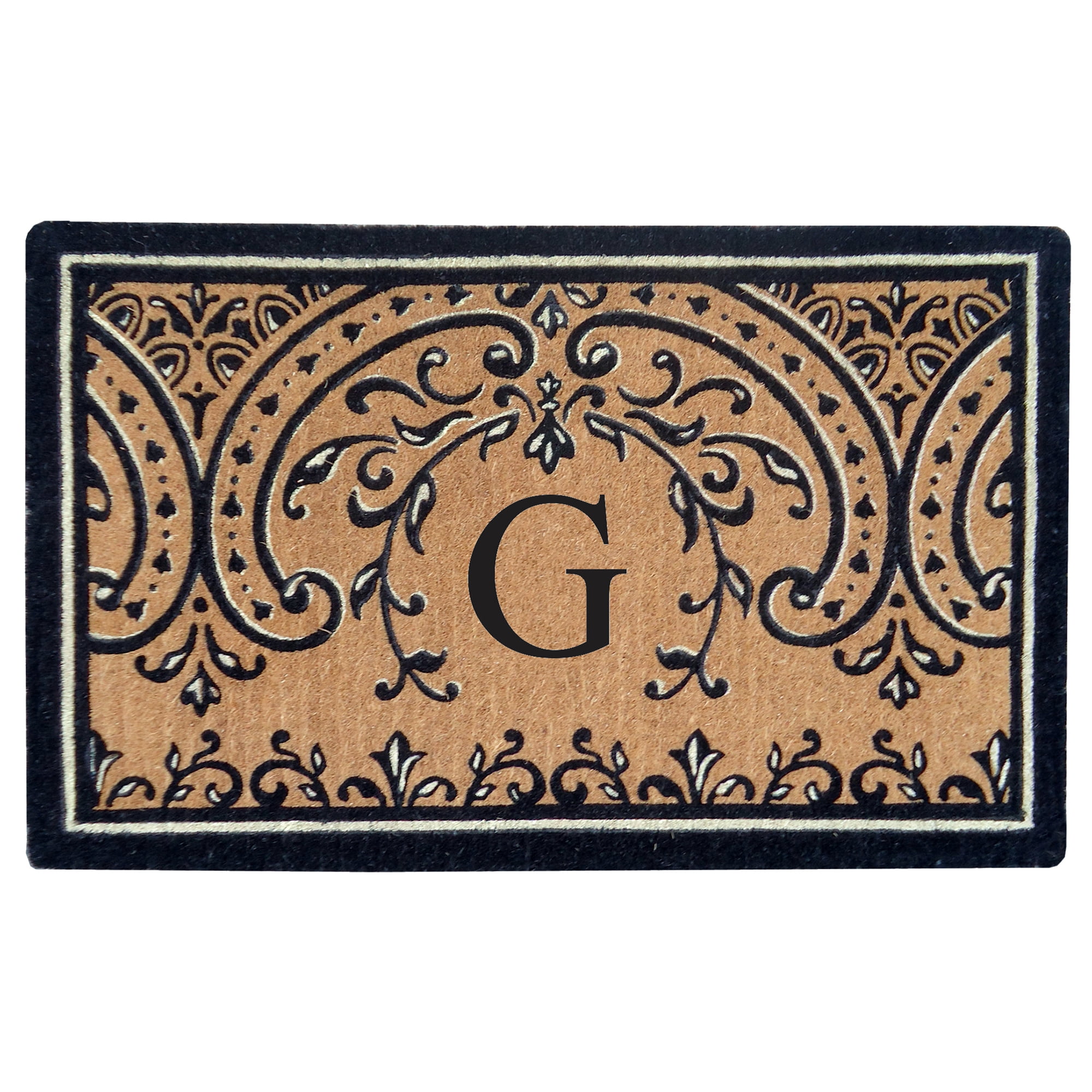 Heavy Duty Coco Mat Easton, Monogram G - 30" x 48" - Walmart.com