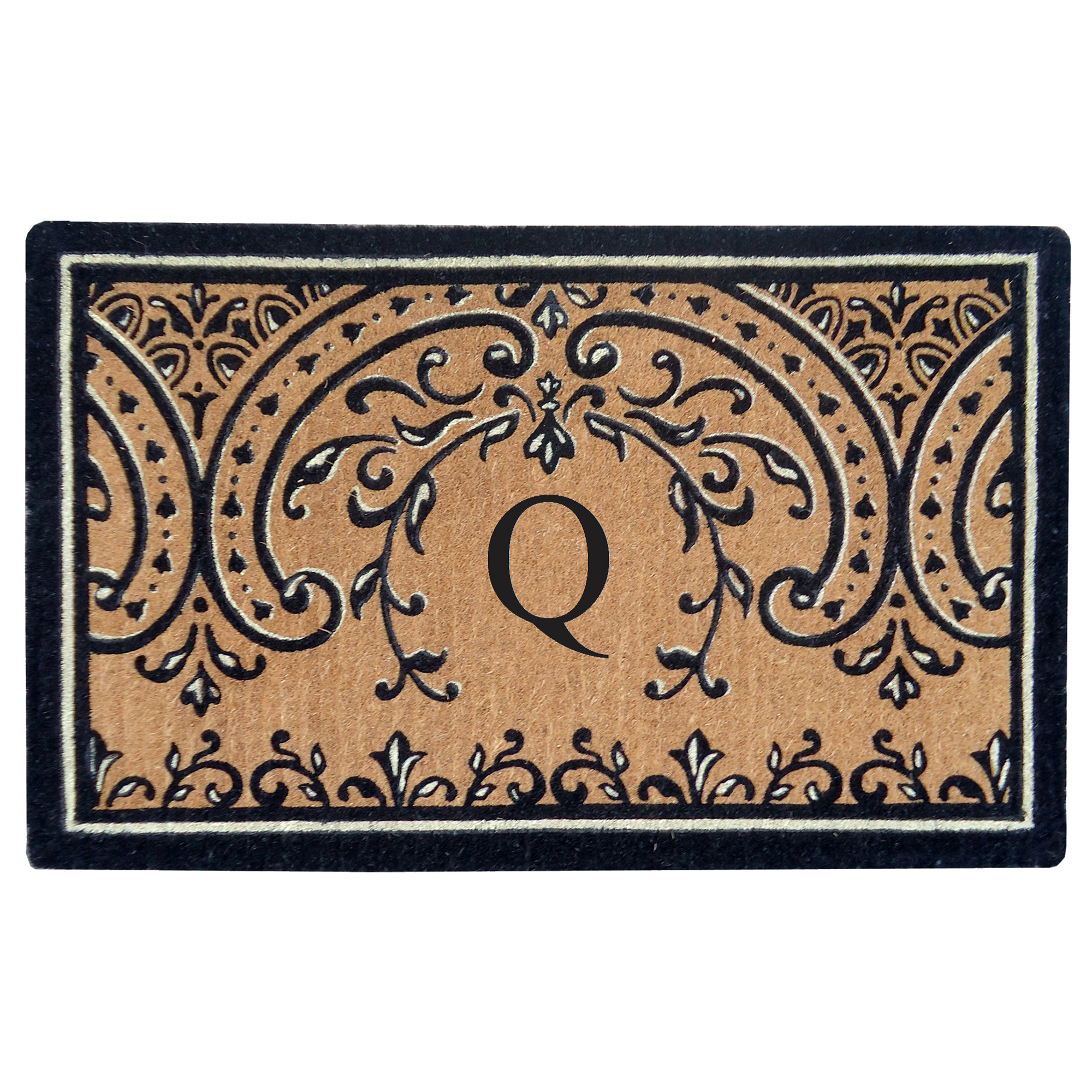 Heavy Duty Coco Mat Easton, Monogram Q - 30" x 48" - Walmart.com
