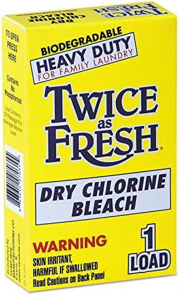 Heavy Duty Coin-Vend Powdered Chlorine Bleach, 1 Load, 100/Carton ...