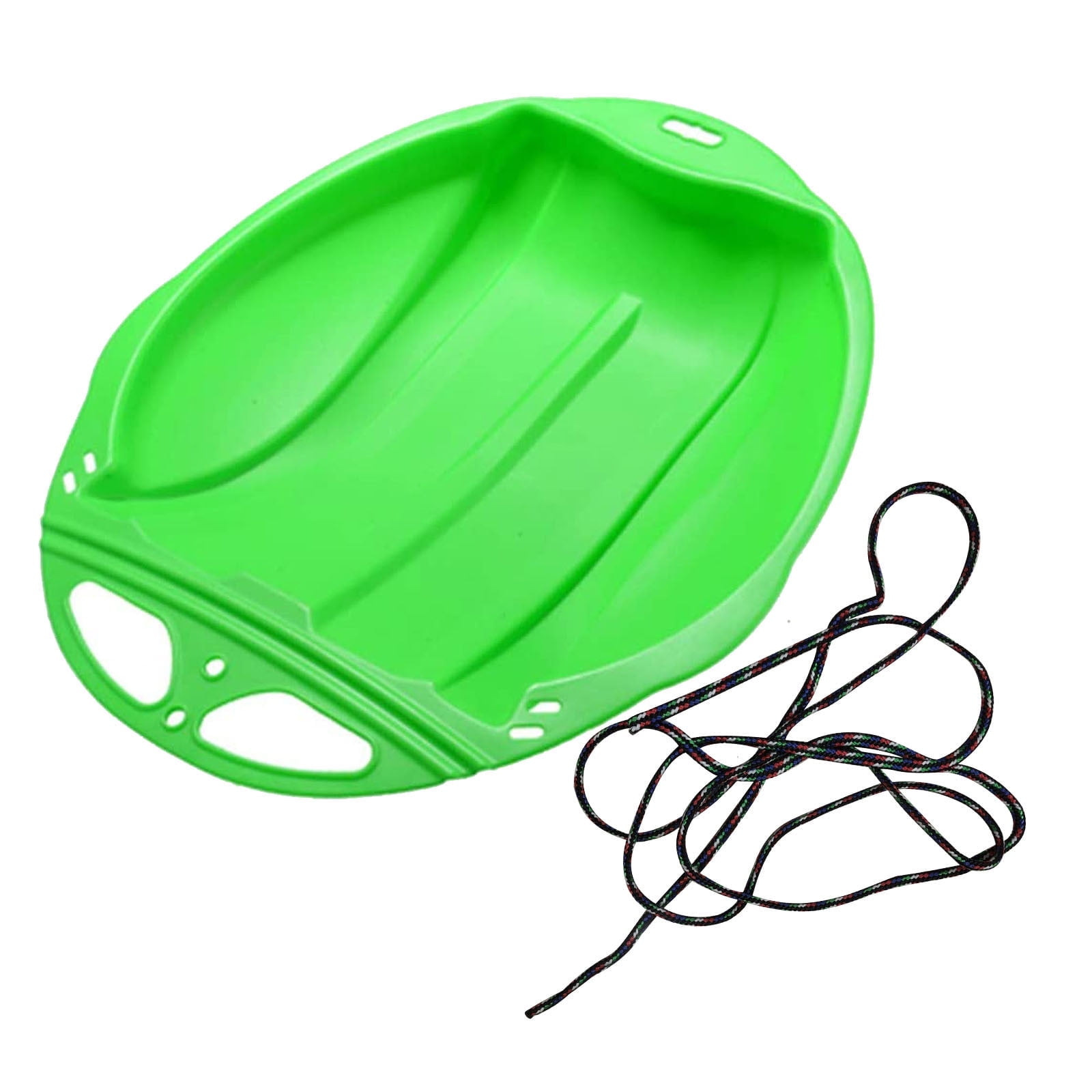 Heavy-Duty Cold Weather Downhill Snow Sled Round Sand Slider Disc Cold ...