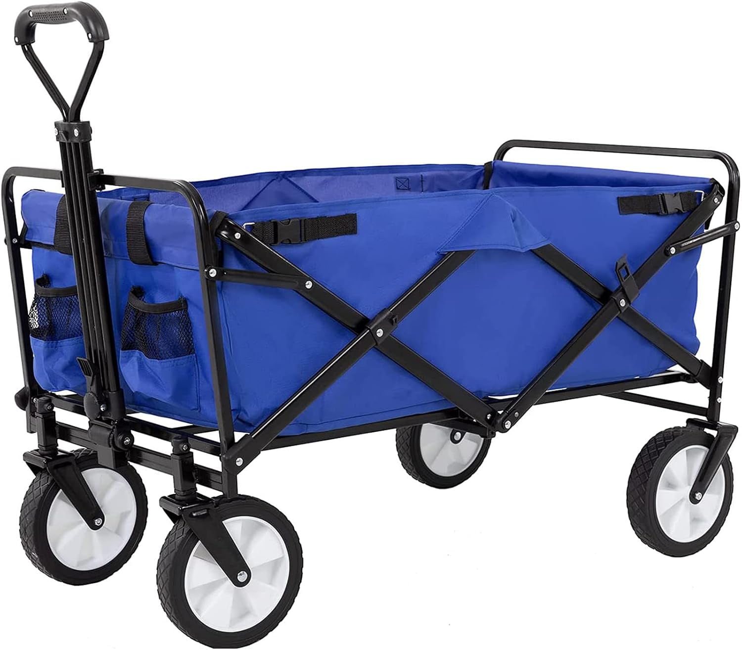 Heavy Duty Collapsible Folding Wagon Cart Utility Outdoor Carts with ...
