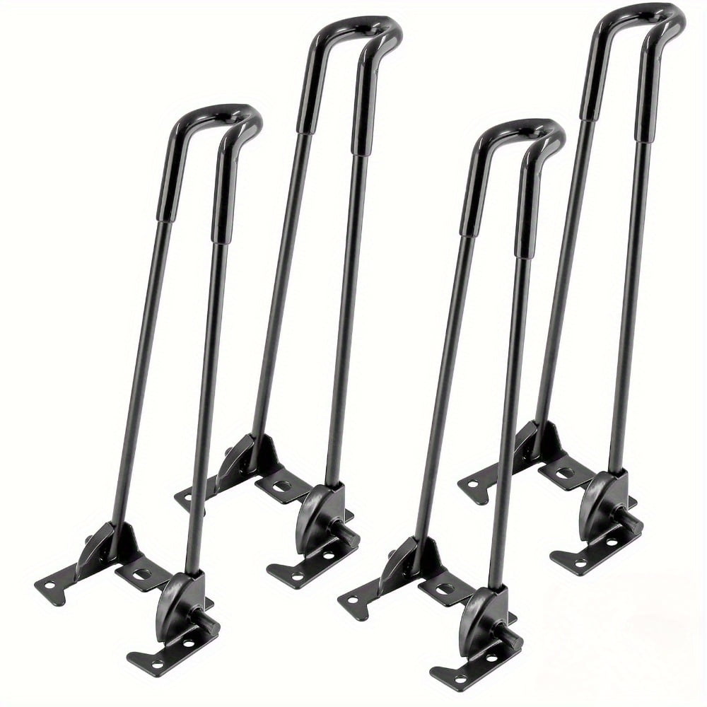 Heavy-Duty Collapsible Metal Hair Pin Table Legs Pads for DIY Projects ...